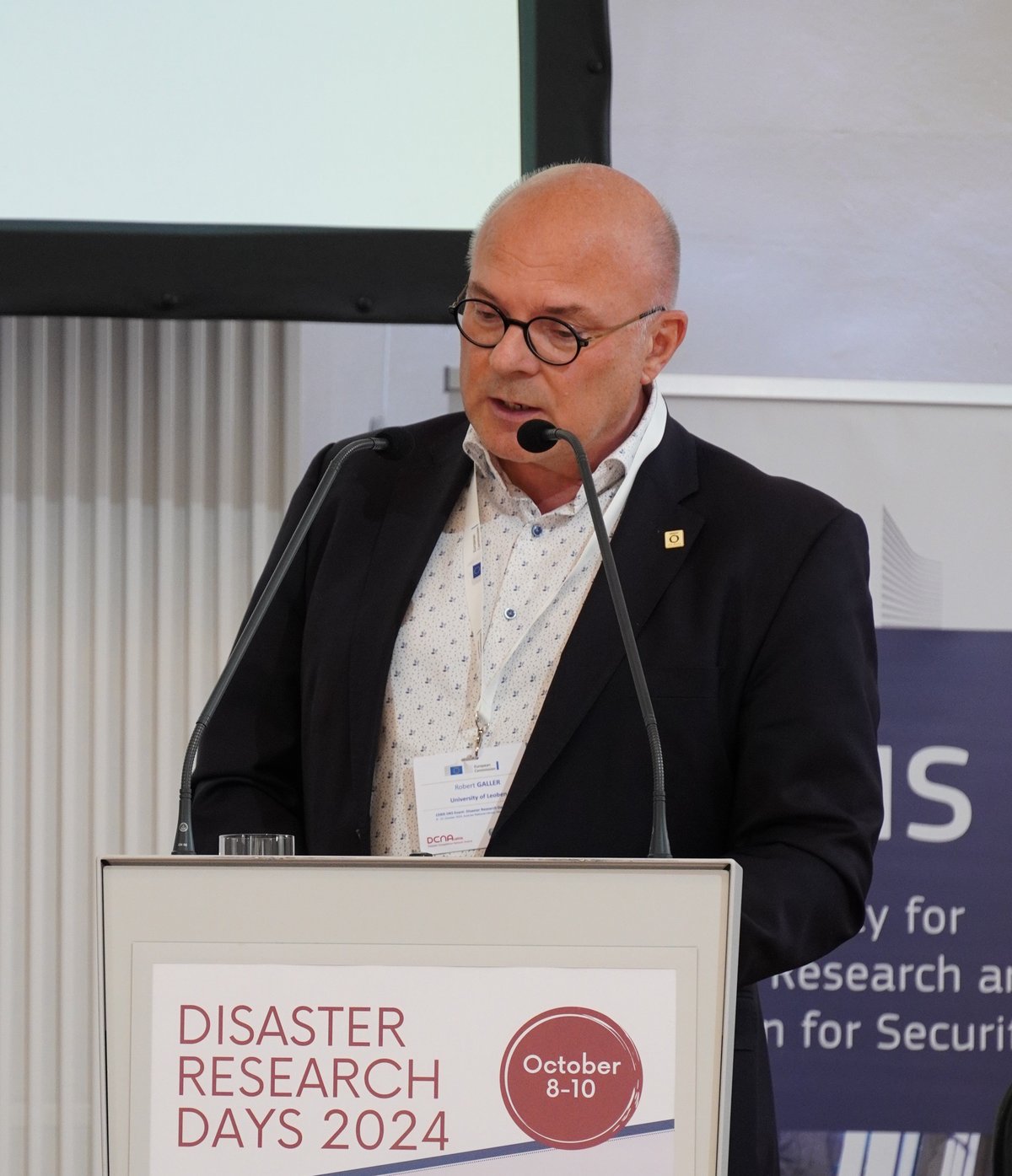 Prof. Galler bei den Disaster Research Days 2024