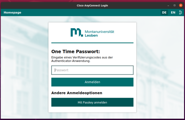 Verwendung des Cisco AnyConnect Secure Mobility Client 4.10 unter ...