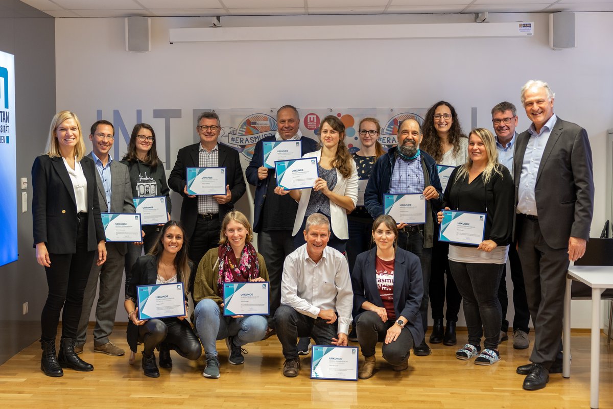 Erasmus Days 2022: Staff Mobility certificates awarded to MU